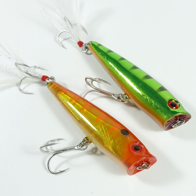 Robuster Popper mit 3D Augen, 7g Gewicht und extra scharfen Drillinge ...