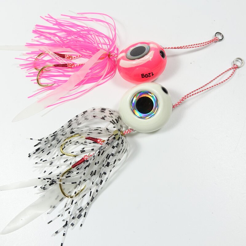 Kabura Slide Jig mit scharfen Assist Hooks | Fluoreszierende Jig-Köpf ...