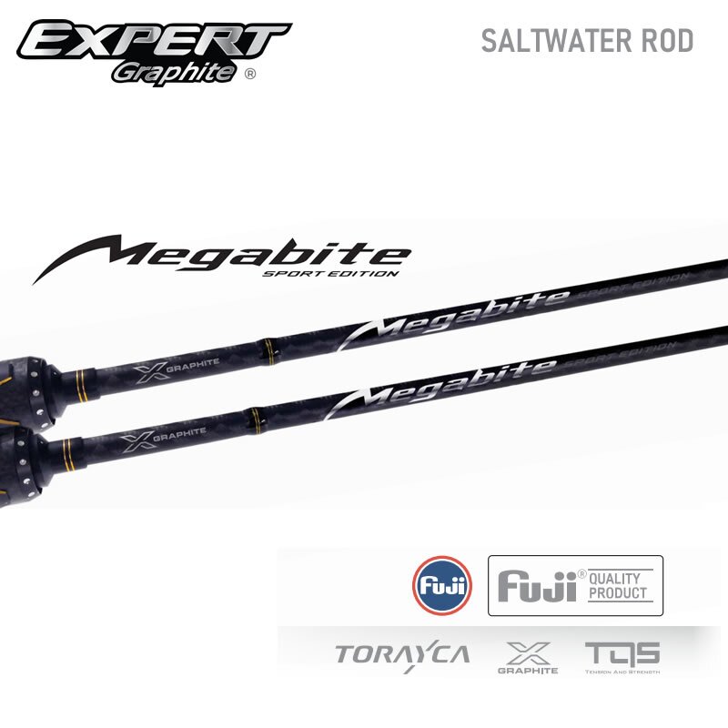 EXPERT GRAPHITE MEGABITE LIGHT JIGGING 1-piece Spin - High-quality fi ...